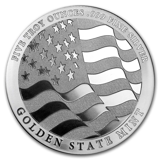 Buy 5 oz Silver Round - Home of the Free | APMEX