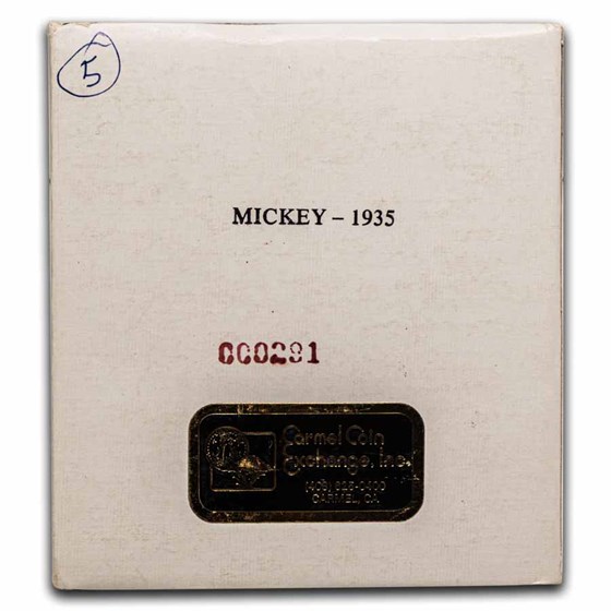Buy 5 oz Silver Mickey Mouse 60 Yrs Leader of the Band | APMEX