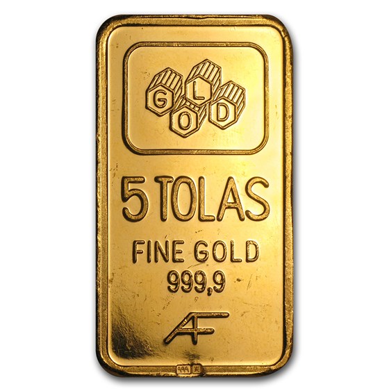 Buy 5 Tolas Gold Bar - Rose (1.875 oz) | APMEX