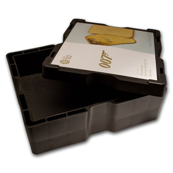 Buy 50-Bar 1 oz Gold James Bond 007 Monster Box (Empty, Black) | APMEX