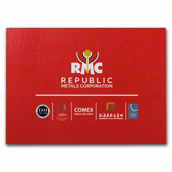 Buy 50 gram Gold Bar - Brand Name (w/Assay Card) | APMEX