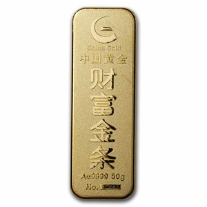 Buy 50 gram Gold Bar - China National Gold Group Corporation | APMEX