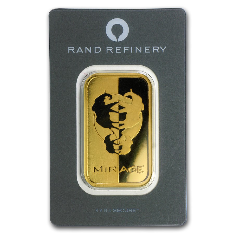 Buy 50 gram Gold Bar - Rand Elephant Mirage (In Assay) | APMEX