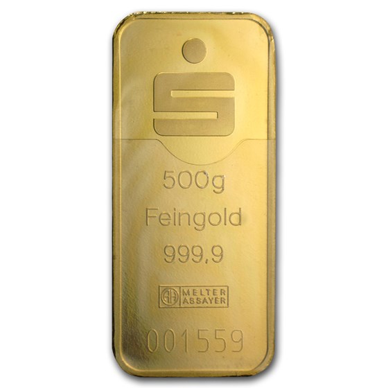 Buy 500 gram Gold Bar - Argor-Heraeus (Hologram, w/Assay) | APMEX