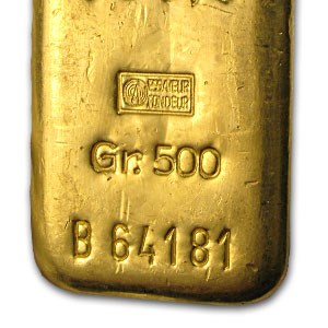 Buy 500 gram Gold Bar - Argor S.A. Chiasso | APMEX
