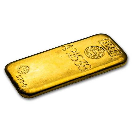 500 Gram Gold Bar - N.M. Rothschild (1962 Vintage)