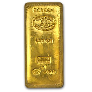 Buy 500 gram Gold Bar - Swiss Bank Corporation | APMEX