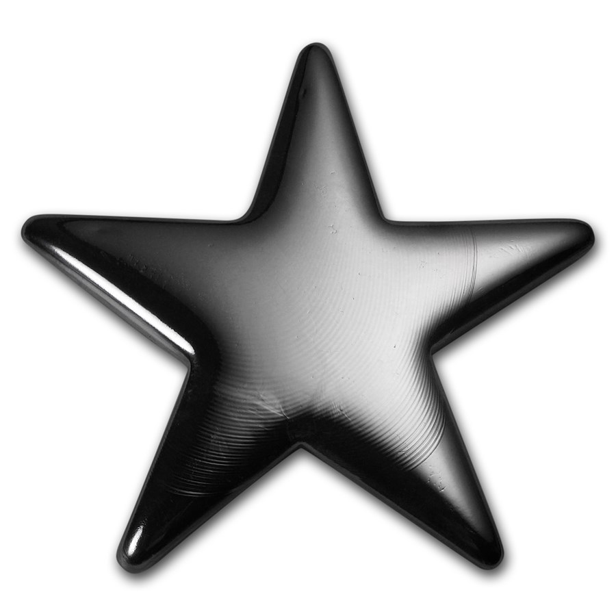 Buy 500 gram Silver Star Bar - Geiger Edelmetalle (Scruffy w/Box) | APMEX