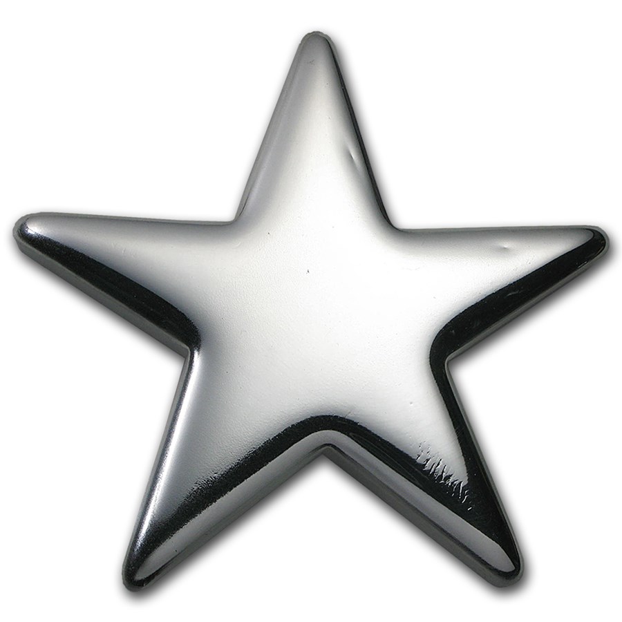 Buy 500 gram Silver Star Bar - Geiger Edelmetalle (w/out Box) | APMEX