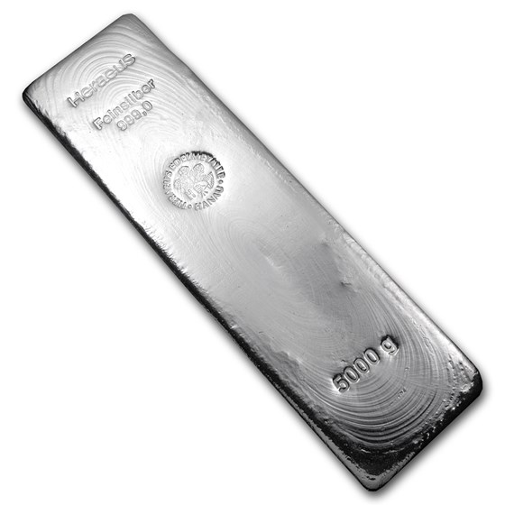 Buy 5000 gram Silver Bar - Argor-Heraeus (Poured) | APMEX