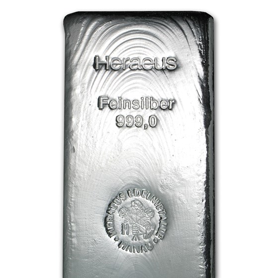 Buy 5000 gram Silver Bar - Argor-Heraeus (Poured) | APMEX