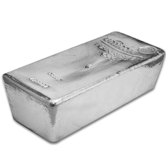 Buy 5000 gram Silver Bar - Umicore (Poured) | APMEX