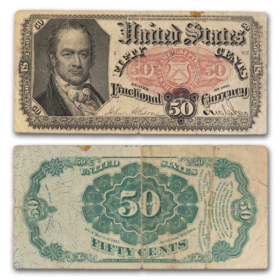 Buy 5th Issue Fractional Currency 50 Cents VG (FR#1381) | APMEX