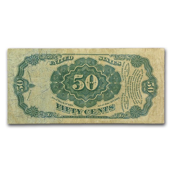 Buy 5th Issue Fractional Currency 50 Cents XF (FR#1381) | APMEX