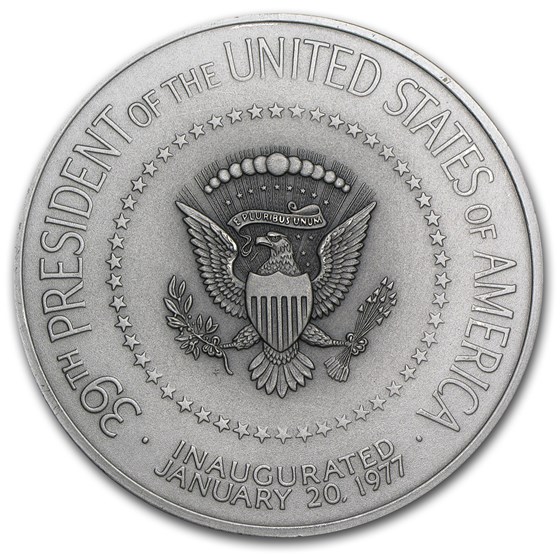 Buy 6.41 oz Silver Medal - Jimmy Carter Inauguration Day | APMEX