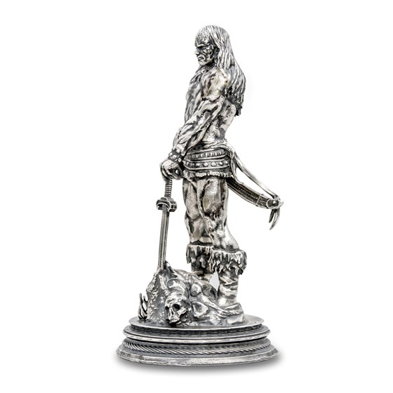 Buy 6 oz Silver Antique Statue - Frank Frazetta (The Barbarian) | APMEX