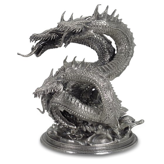 Buy 8 oz Silver Antique Statue - Hydra the Mythical Sea Serpent | APMEX