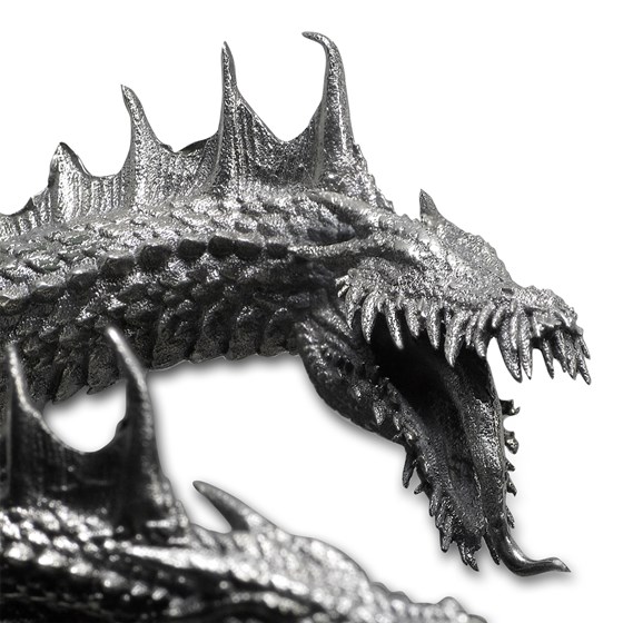 Buy 8 oz Silver Antique Statue - Hydra the Mythical Sea Serpent | APMEX