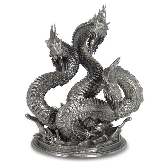 Buy 8 oz Silver Antique Statue - Hydra the Mythical Sea Serpent | APMEX