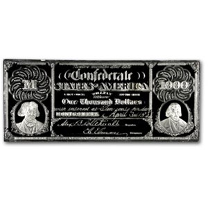 Buy 8 oz Silver Bar - $1,000 Bill (1861) | APMEX