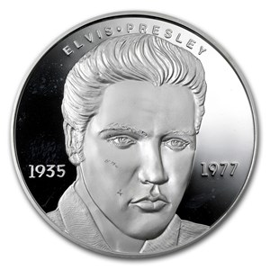 Buy 8 oz Silver Round - Elvis Presley | APMEX