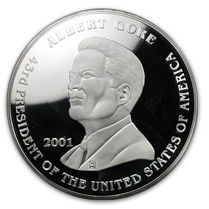 Buy 8 oz Silver Round - George Bush/Al Gore (2001) | APMEX
