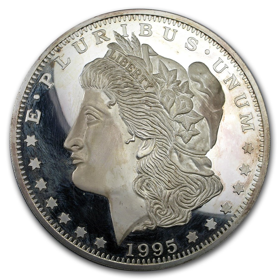 Buy 8 oz Silver Round - Morgan Dollar Proof | APMEX