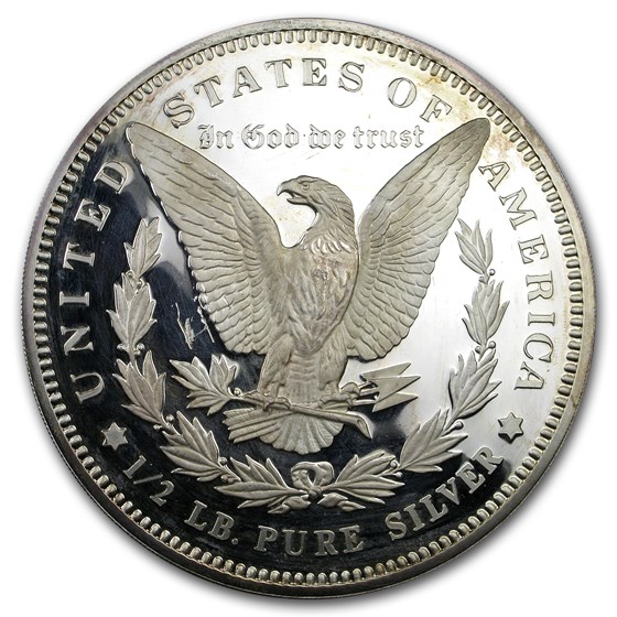 Buy 8 oz Silver Round - Morgan Dollar Proof | APMEX