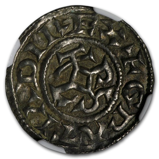 Buy 840-875 France Silver Denier Charles the Bald MS-62 NGC | APMEX