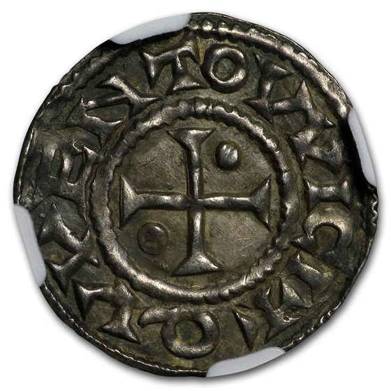 Buy 840-875 France Silver Denier Charles the Bald MS-62 NGC | APMEX