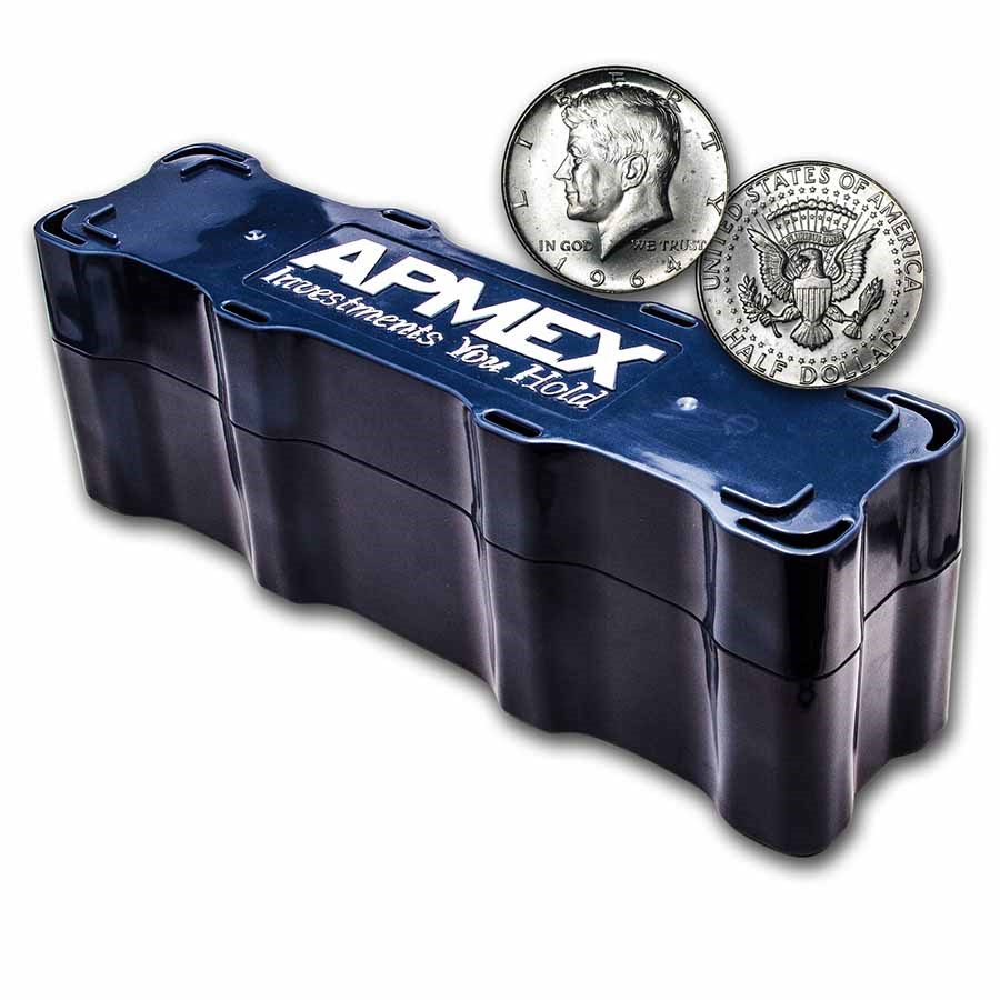Buy 90% Silver Kennedy Half-Dollars $100 BU (1964) - Mini Monster Box ...