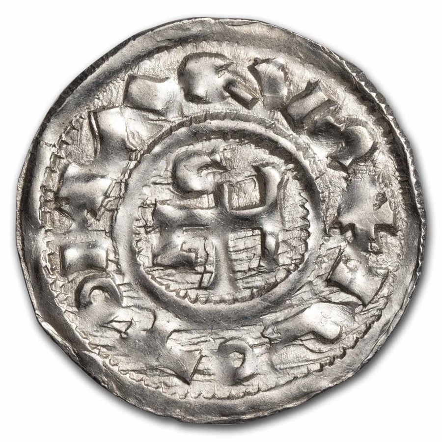 943-996 France Normandy Silver Denier Richard I MS