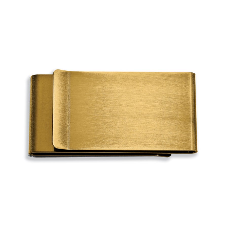 Buy Antique Brass Double-Sided Money Clip | APMEX