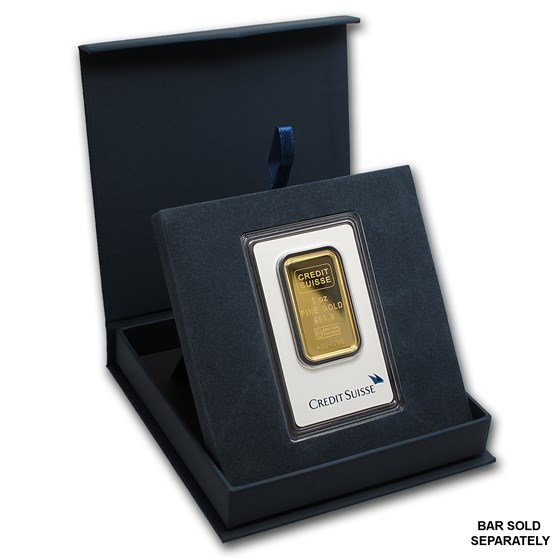 Buy APMEX Gift Box - 1 oz Credit Suisse Gold Bar (w/Assay) | APMEX
