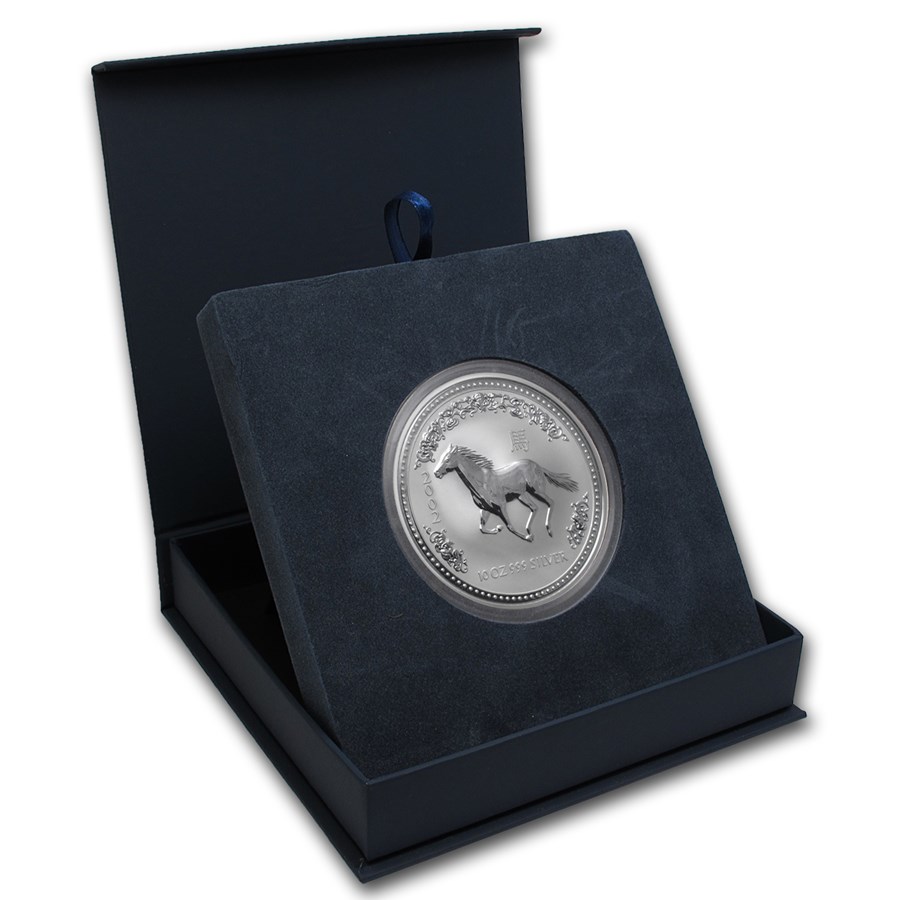 Buy APMEX Gift Box - 10 oz Perth Mint Silver Coin Series 1 & 3 | APMEX