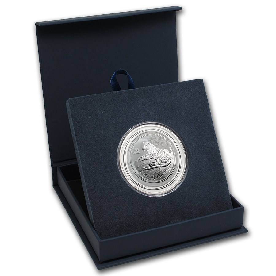 Buy APMEX Gift Box - 2 oz Perth Mint Silver Coin | APMEX