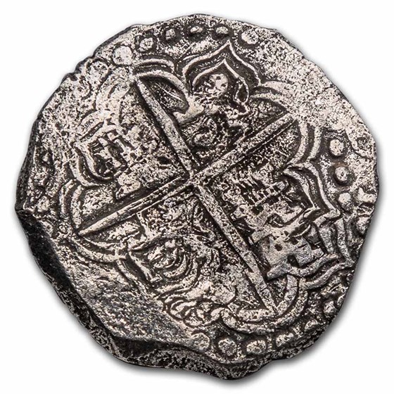 Buy Atocha Shipwreck Silver 8 Reales Grade 1 Salvage | APMEX