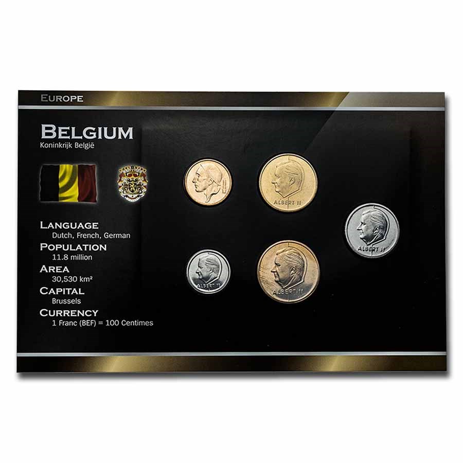 Buy Belgium Pre-Euro 5-Coin Set BU | APMEX