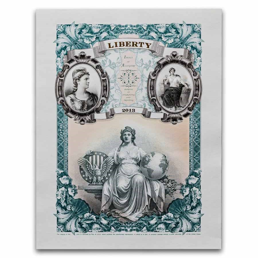 Buy BEP 2013 Intaglio Print Program Liberty Set | APMEX