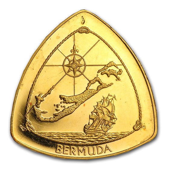 Buy Bermuda $30 1/2 oz Gold Triangle Coin (Abrasions) | APMEX
