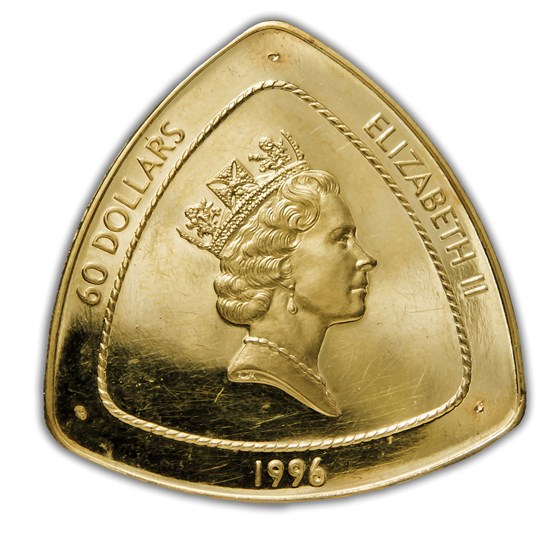 Buy Bermuda $60 1 oz Gold Triangle Coin (Abrasions) | APMEX