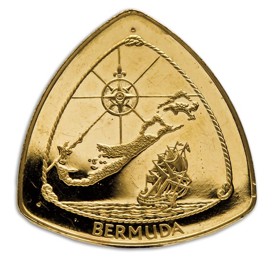 Buy Bermuda $60 1 oz Gold Triangle Coin (Abrasions) | APMEX