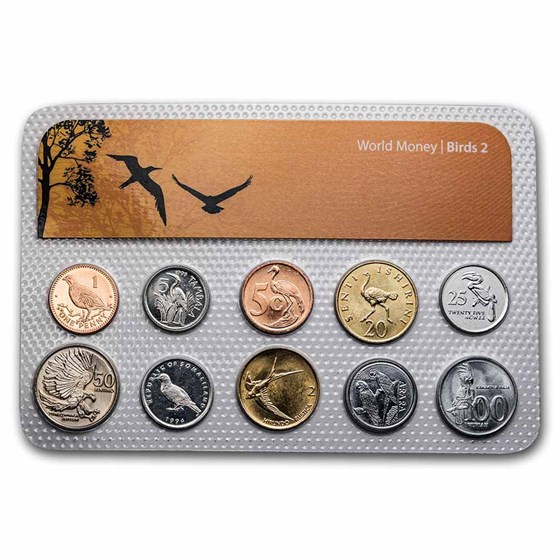 Buy Bird Coins from Around the World 10-Coin Set BU | APMEX
