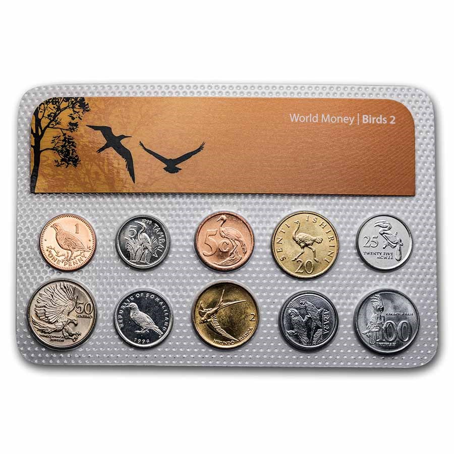 Buy Bird Coins from Around the World 10-Coin Set BU | APMEX