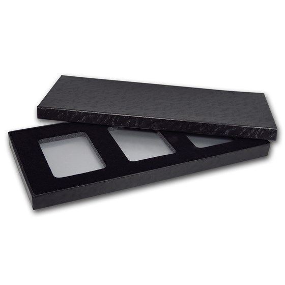Buy Black Gift Box For NGC or PCGS Slabs - Three Slabs | APMEX