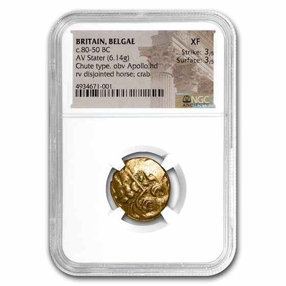 Buy Britain, Belgae Gold Stater (80-50 BC) XF NGC | APMEX