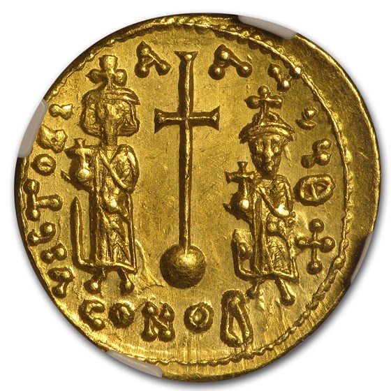 Buy Byzantine Au Solidus Emperor Const. II & IV (641-668 AD) MS NGC | APMEX