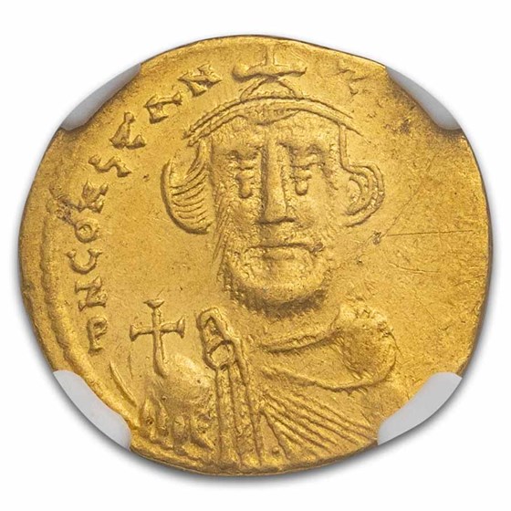 Buy 641-668 Byzantine Gold Solidus Constans II Ch XF | APMEX