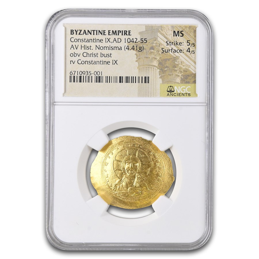 Buy 1042-55 Byzantine Gold Nomisma MS NGC (5/4) | APMEX