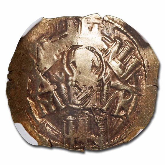Buy Byzantine AV Hyperpyron And. II & Mich. IX (1294-1320) AU NGC | APMEX
